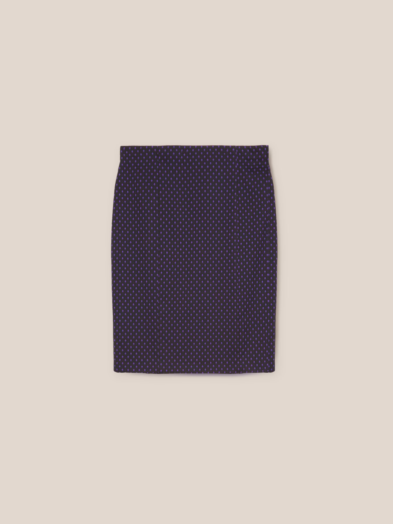 Jupe en tissu jacquard stretch