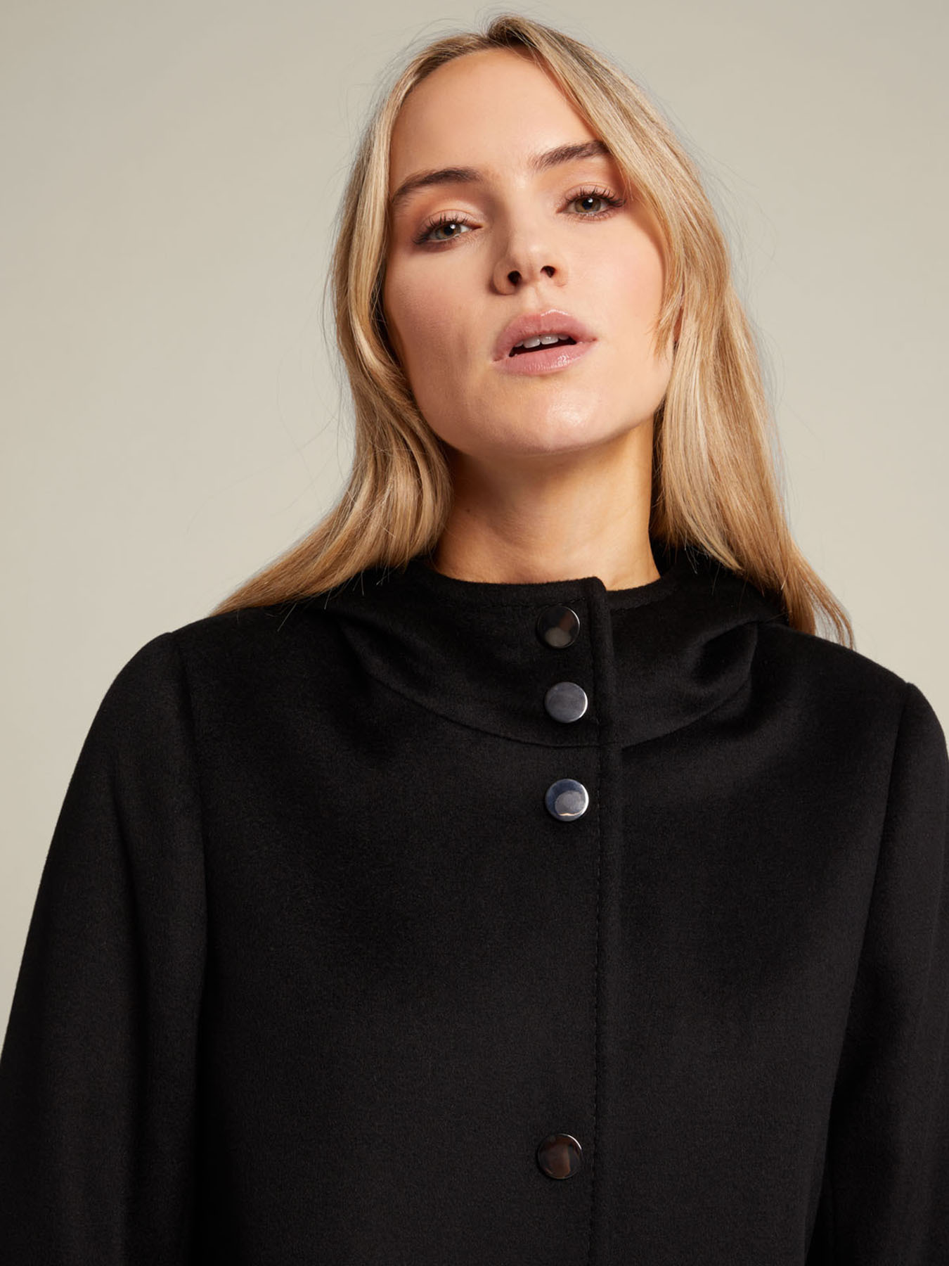 Duffle coat in luxury worsted cloth