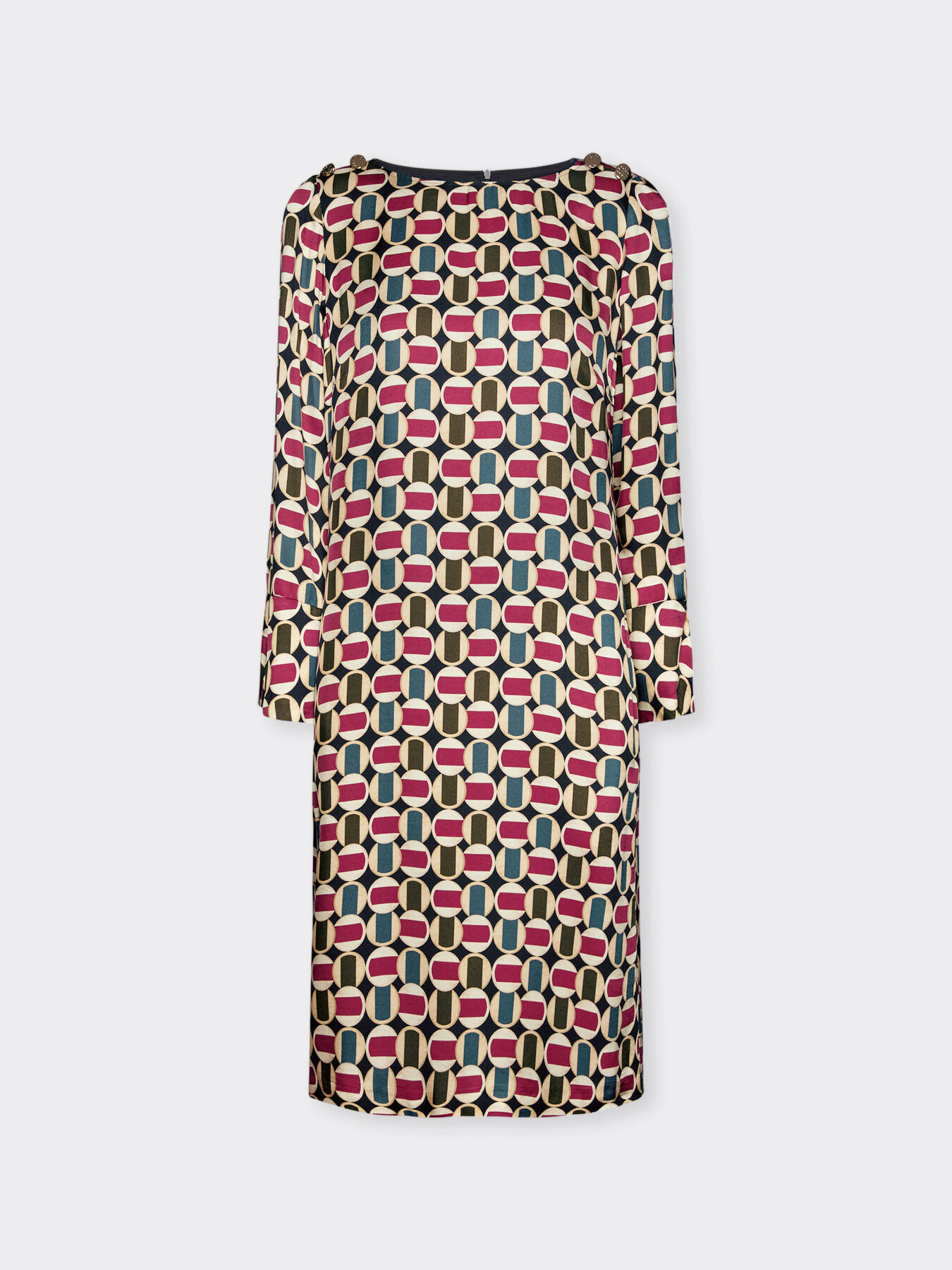 Geometric print dress