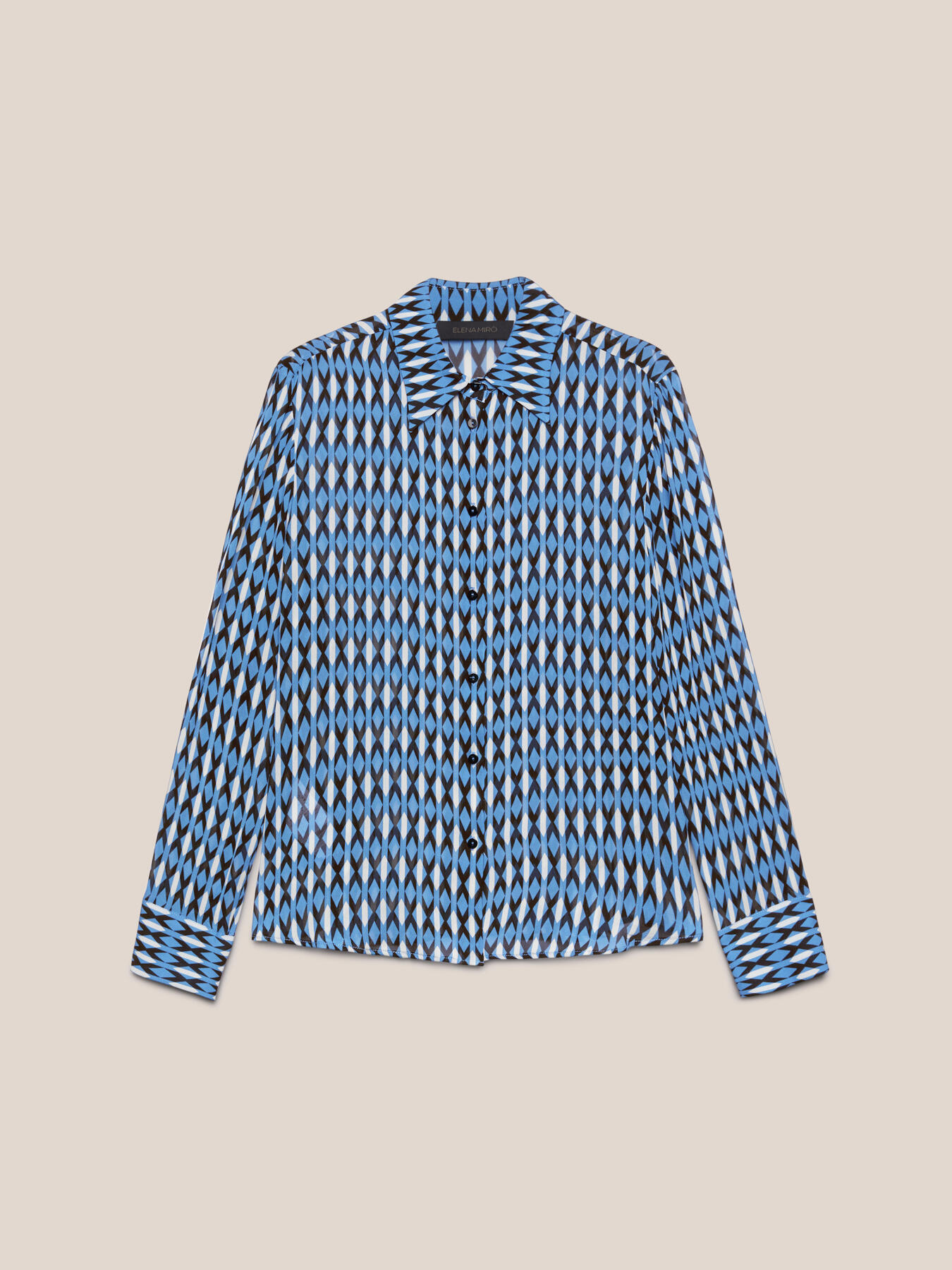 Camicia dalla stampa geometrica